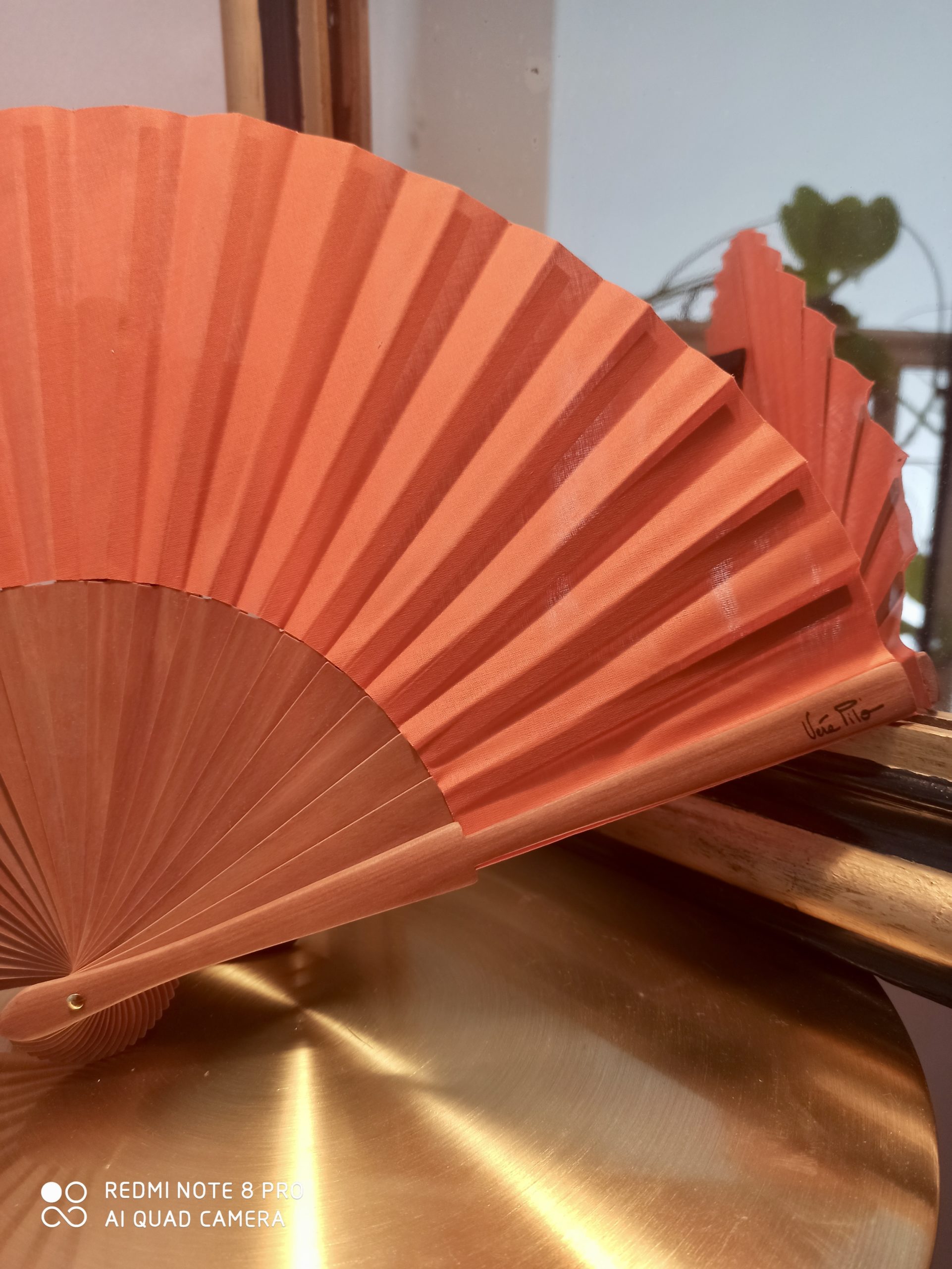 Eventail Ecololo Orange | Le dressing de Caroline